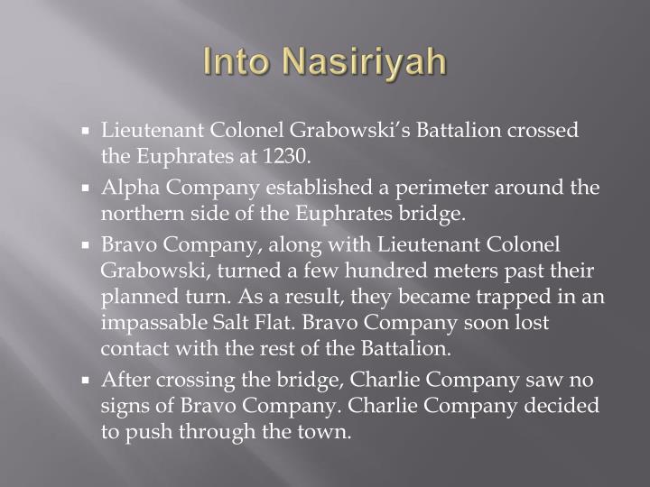 PPT - The Battle OF Nasiriya PowerPoint Presentation - ID:1440181