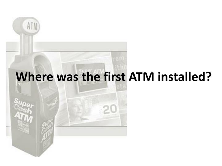 PPT - ATM PowerPoint Presentation - ID:1440332