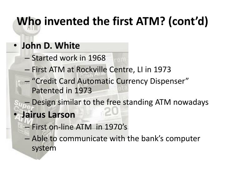 PPT - ATM PowerPoint Presentation - ID:1440332