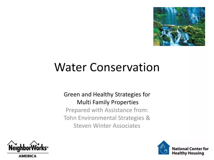 PPT - Water Conservation PowerPoint Presentation, free download - ID ...