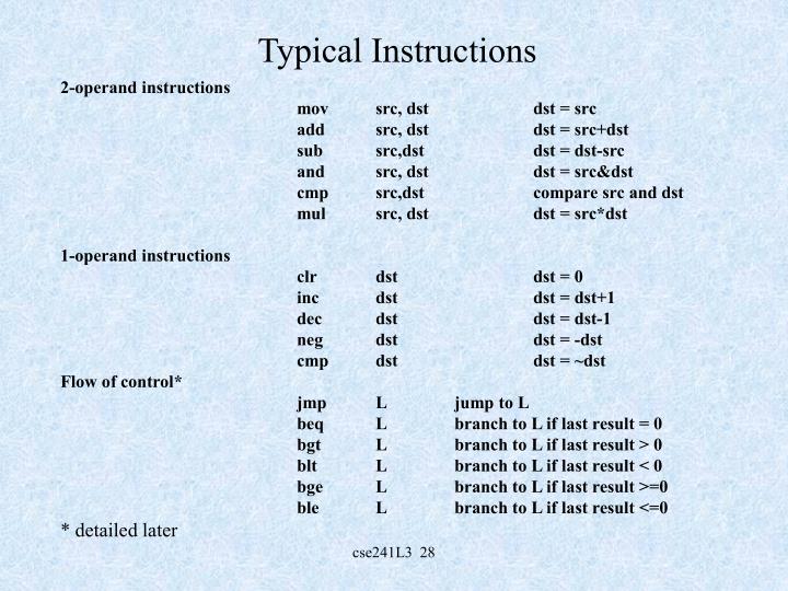 PPT - Addressing and Instructions (3) PowerPoint Presentation - ID:144057