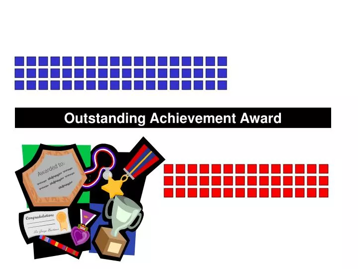 PPT - Outstanding Achievement Award PowerPoint Presentation, free ...