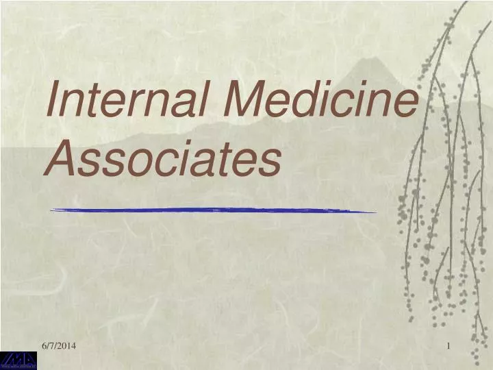 PPT - Internal Medicine Associates PowerPoint Presentation, free ...