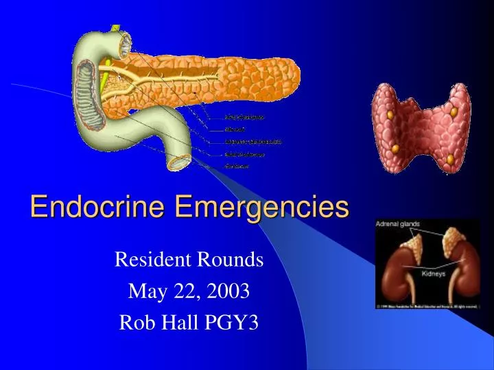 PPT - Endocrine Emergencies PowerPoint Presentation, free download - ID ...