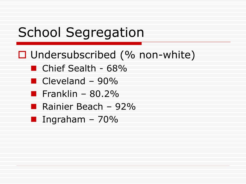 PPT - Parents Involved In Community Schools v. Seattle School Dist. No ...