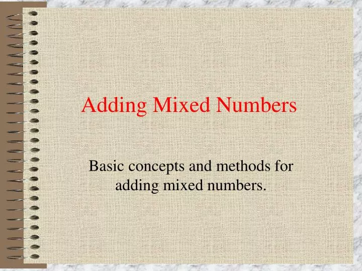 PPT Adding Mixed Numbers PowerPoint Presentation Free Download ID PPT Adding Mixed Numbers PowerPoint Presentation Free Download ID