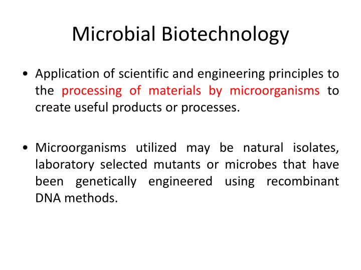 PPT - Microbial Biotechnology PowerPoint Presentation - ID:1444206