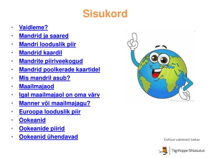 PPT - Mandrid ja ookeanid. PowerPoint Presentation - ID:1444850