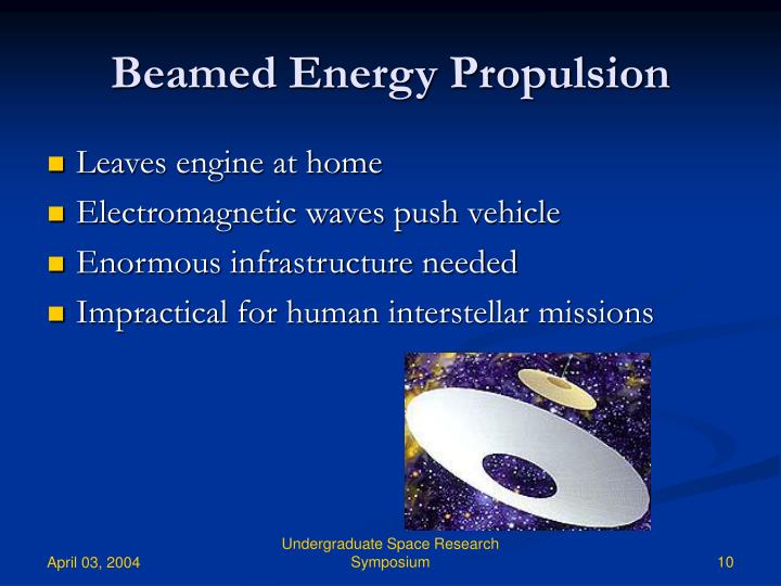 PPT - Advanced Propulsion Systems in Space Exploration PowerPoint ...
