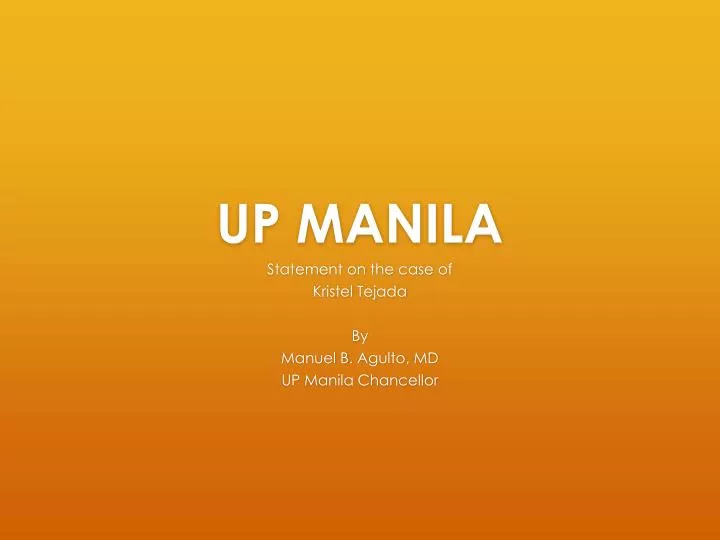 PPT - UP MANILA PowerPoint Presentation, free download - ID:1445351
