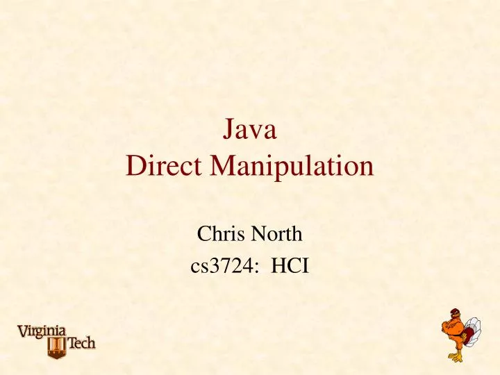 PPT - Java Direct Manipulation PowerPoint Presentation, free download ...