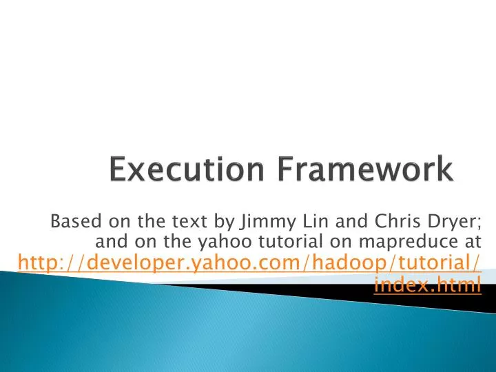 PPT - Execution Framework PowerPoint Presentation, free download - ID ...