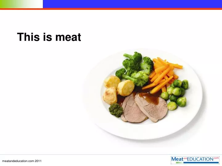 PPT - This is meat PowerPoint Presentation, free download - ID:1446192