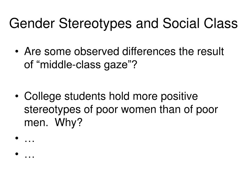 PPT - Understanding Gender Stereotypes: Myths, Realities, and Future ...