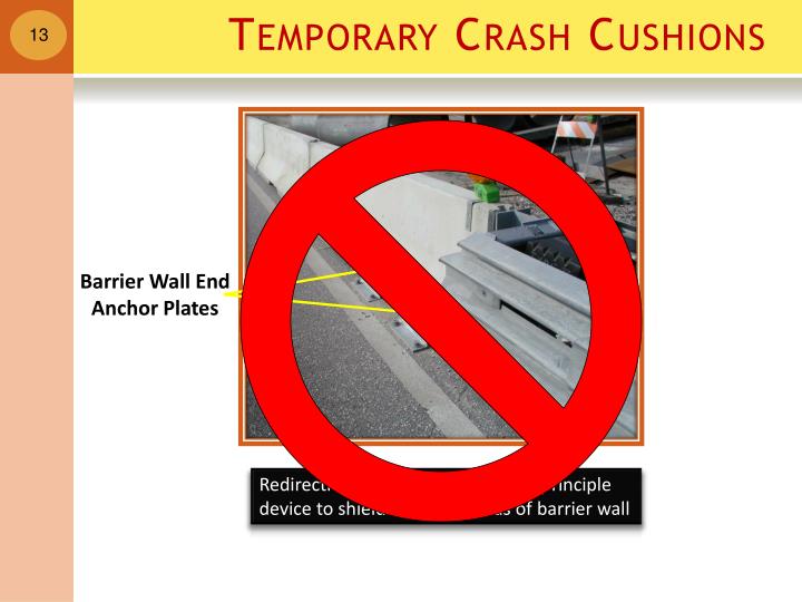 PPT - Temporary Crash Cushions PowerPoint Presentation - ID:1448359
