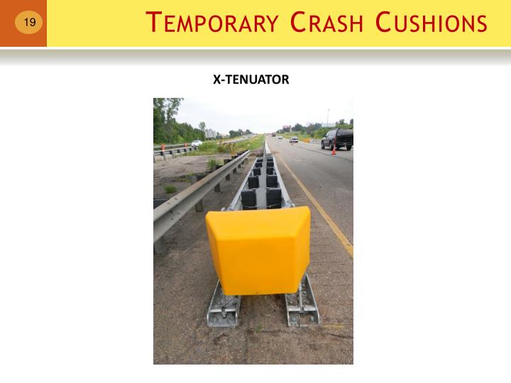 PPT - Temporary Crash Cushions PowerPoint Presentation - ID:1448359