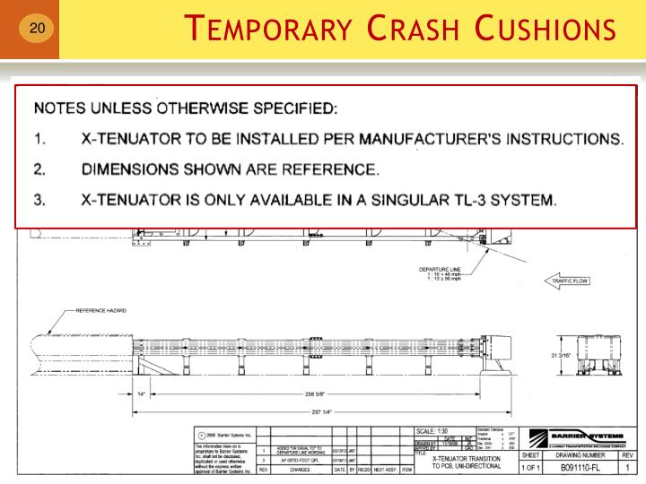 PPT - Temporary Crash Cushions PowerPoint Presentation - ID:1448359