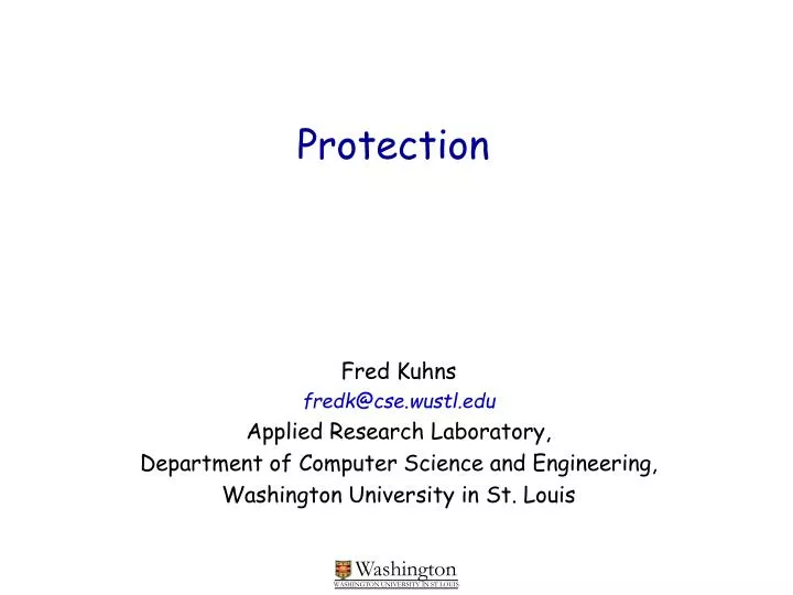 PPT - Protection PowerPoint Presentation, free download - ID:1448361