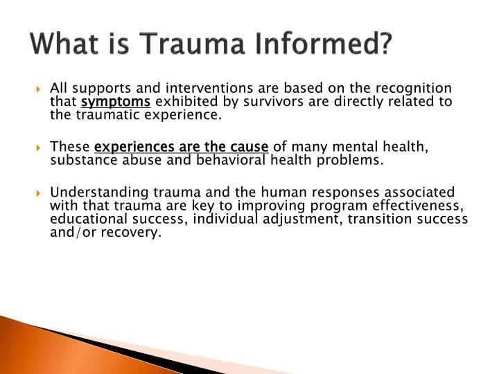 PPT - Addressing Invisible Wounds: Helping Students Manage Trauma ...