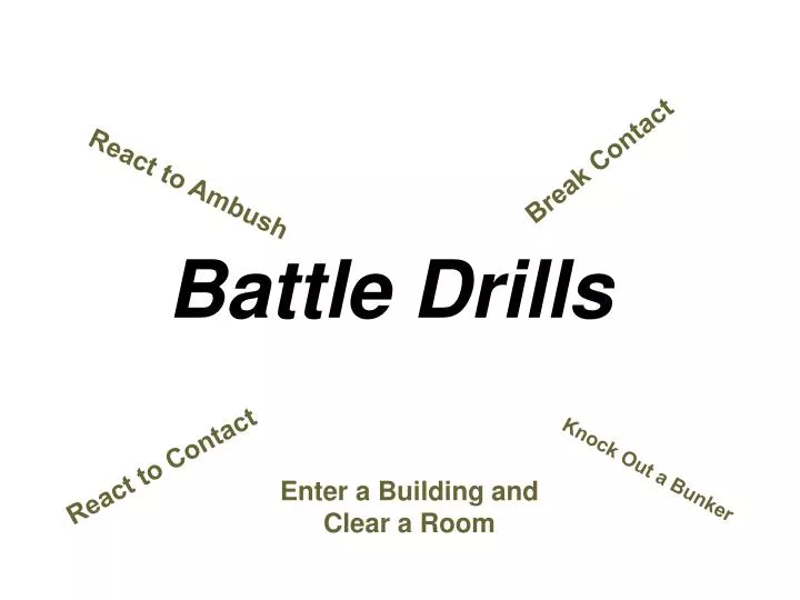 PPT - Battle Drills PowerPoint Presentation, free download - ID:1448553