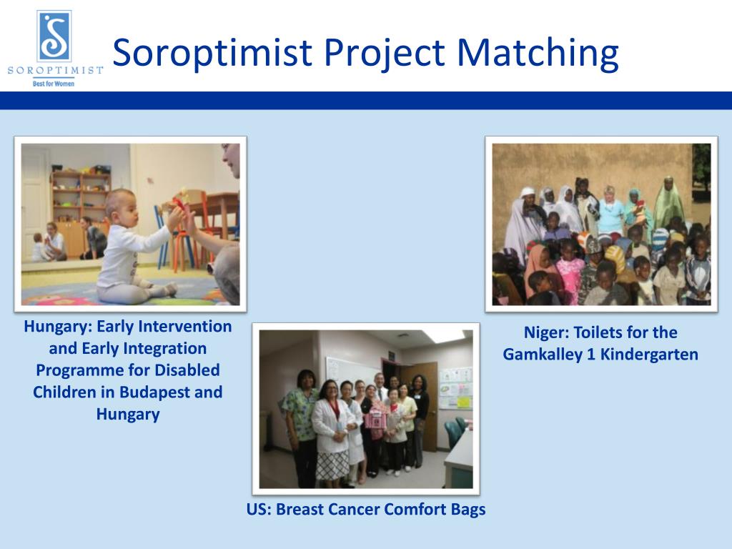 PPT - A joint project of Soroptimist International of the Americas and ...