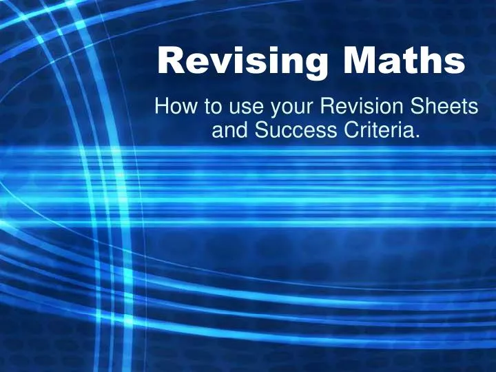PPT Revising Maths PowerPoint Presentation Free Download ID 1449264 PPT Revising Maths PowerPoint Presentation Free Download ID 1449264
