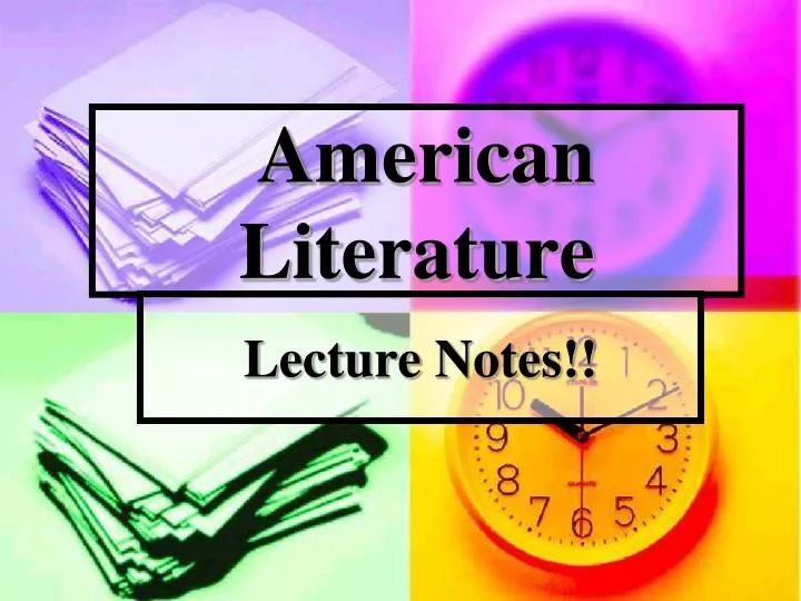 PPT - American Literature PowerPoint Presentation, free download - ID ...