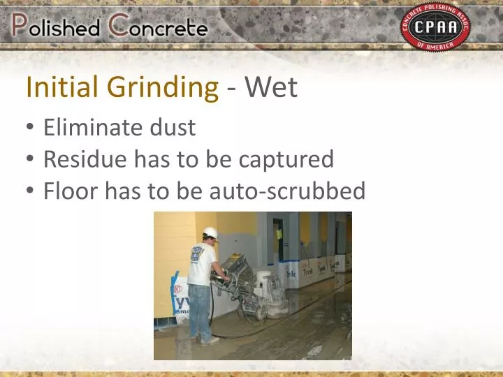PPT - Eliminate dust Residue has to be captured Floor has to be auto ...