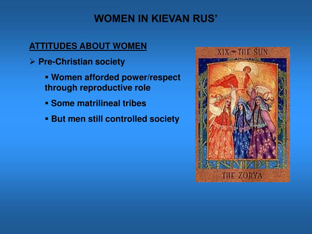 PPT - WOMEN IN KIEVAN RUS’ PowerPoint Presentation, free download - ID ...