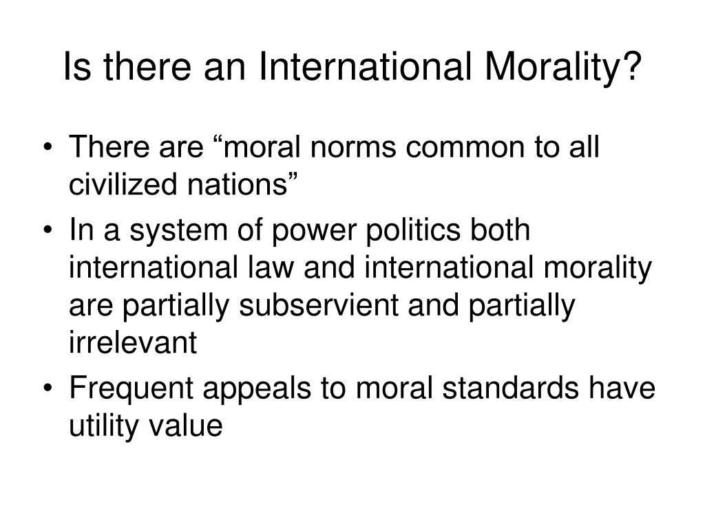 PPT - Morals in Political Thought: The Case of Georg Schwarzenberger ...