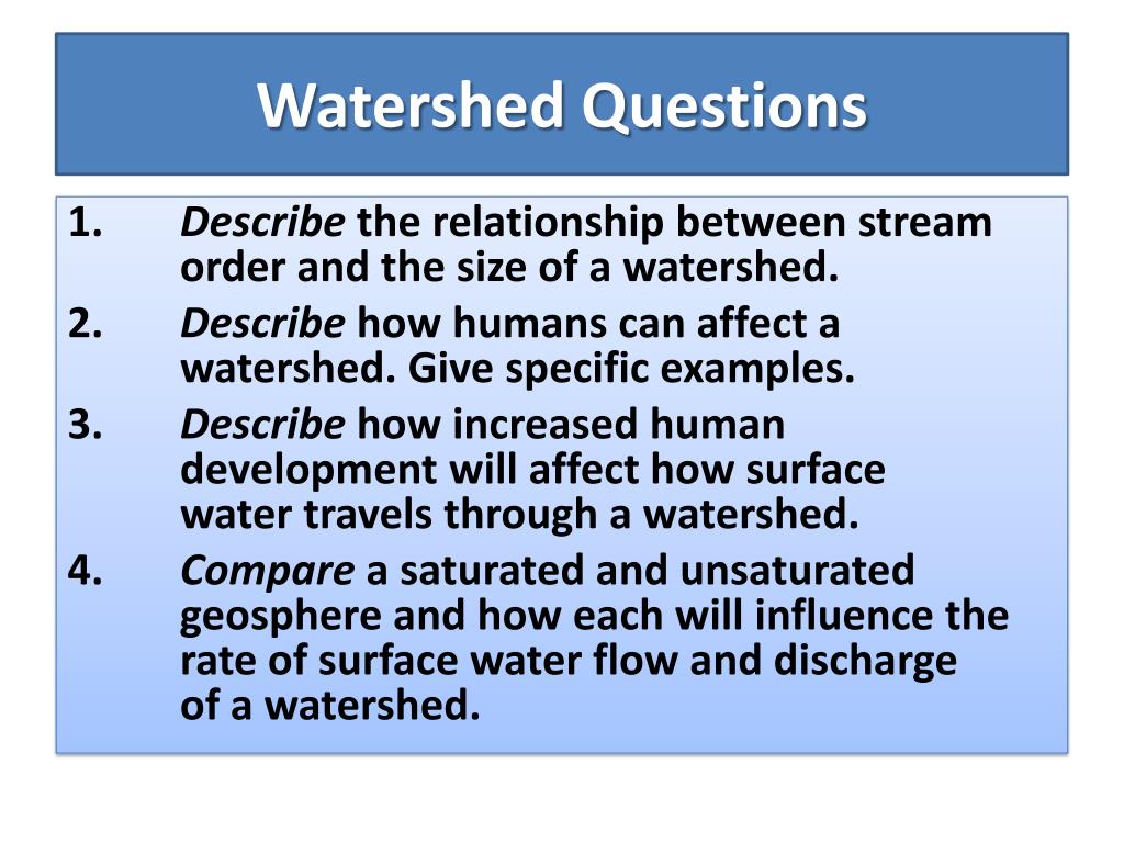 PPT - Watersheds and Stream Order PowerPoint Presentation, free ... PPT - Watersheds and Stream Order PowerPoint Presentation, free ...