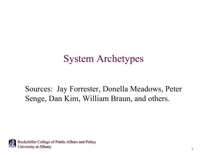 PPT - System Archetypes PowerPoint Presentation, free download - ID:1450921