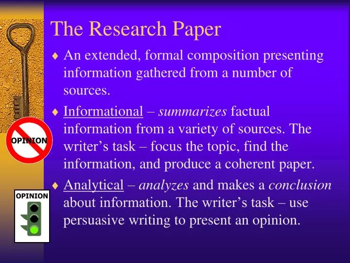 PPT - The Research Paper PowerPoint Presentation, free download - ID ...