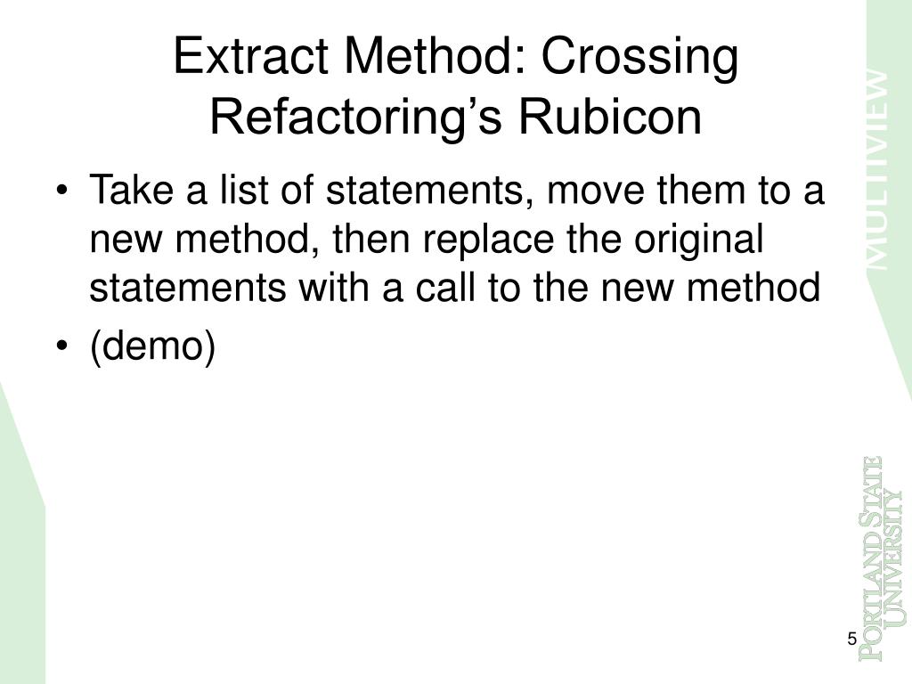 Ppt Improving Refactoring With Alternative Program Views Powerpoint Presentation Id1451479