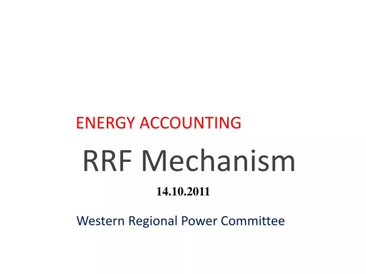 PPT - RRF Mechanism PowerPoint Presentation, free download - ID:1451539
