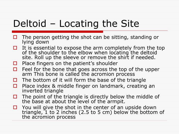 PPT - Intramuscular Injection PowerPoint Presentation - ID:1452695