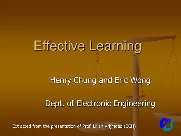 PPT - Effective Learning PowerPoint Presentation, free download - ID ...