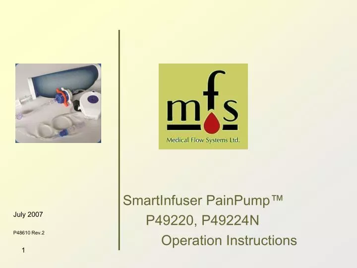 PPT - Smart Flow Control Systems אפליקציות טיפוליות נוספות PowerPoint ...