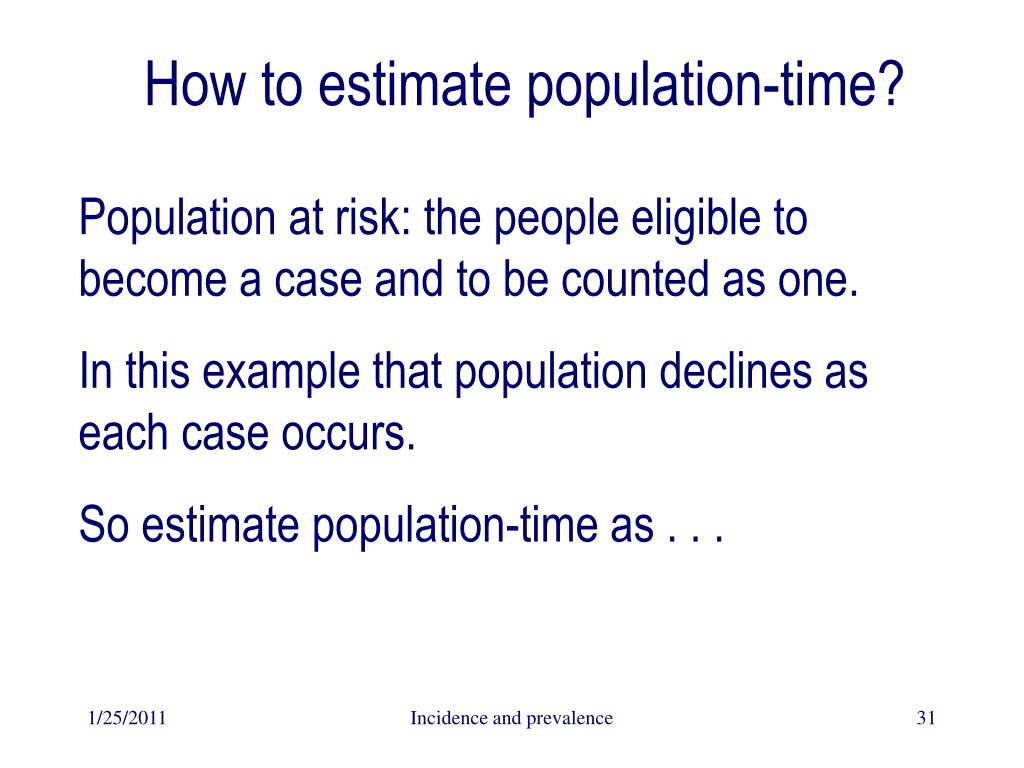 PPT - Epidemiologic measures: Incidence & prevalence PowerPoint ... PPT - Epidemiologic measures: Incidence & prevalence PowerPoint ...