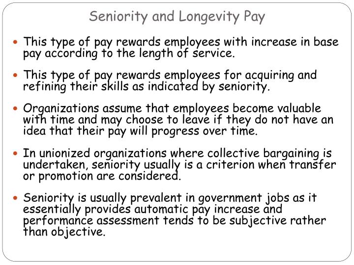 Seniority Meaning