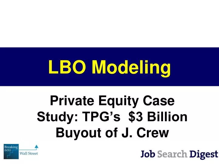 PPT - LBO Modeling PowerPoint Presentation, free download - ID:1453853
