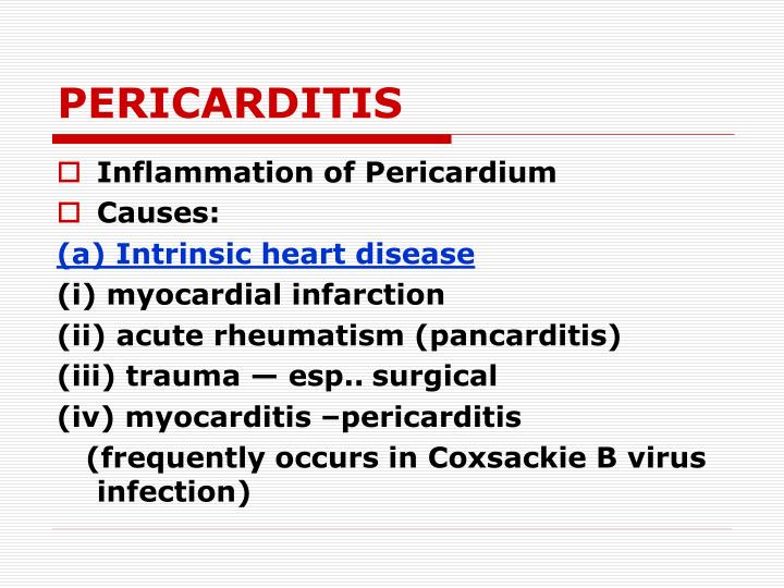 PPT - Pericardial Diseases PowerPoint Presentation - ID:1454569