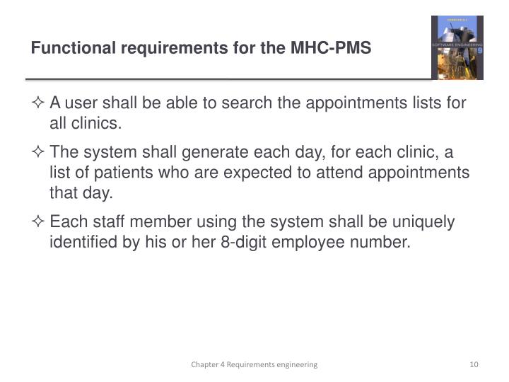 PPT - Chapter 4 – Requirements Engineering Functional & Nonfunctional ...