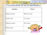 PPT - LOCAL ANESTHETIC AGENTS PowerPoint Presentation - ID:145486