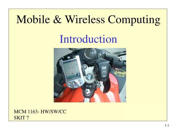 Ppt Mobile And Wireless Computing Introduction Powerpoint Presentation