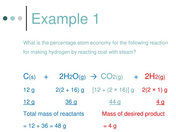 PPT - Atom Economy PowerPoint Presentation - ID:1455348