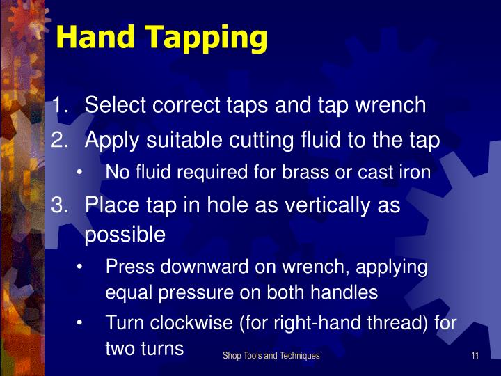 PPT - Thread-Cutting Tools and Procedures PowerPoint Presentation - ID ...