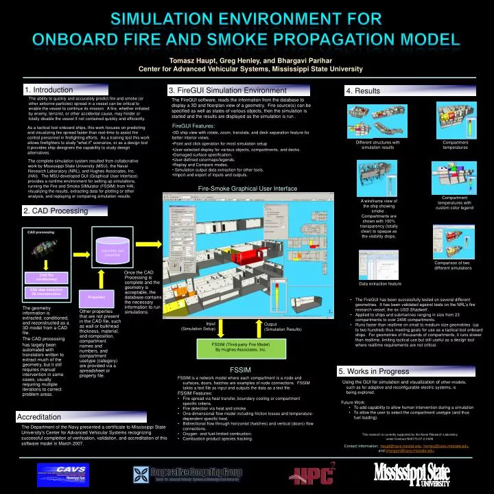 PPT - Simulation Environment for Onboard Fire and Smoke Propagation ...