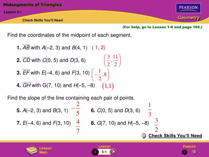 PPT - Midsegments of Triangles PowerPoint Presentation, free download ...