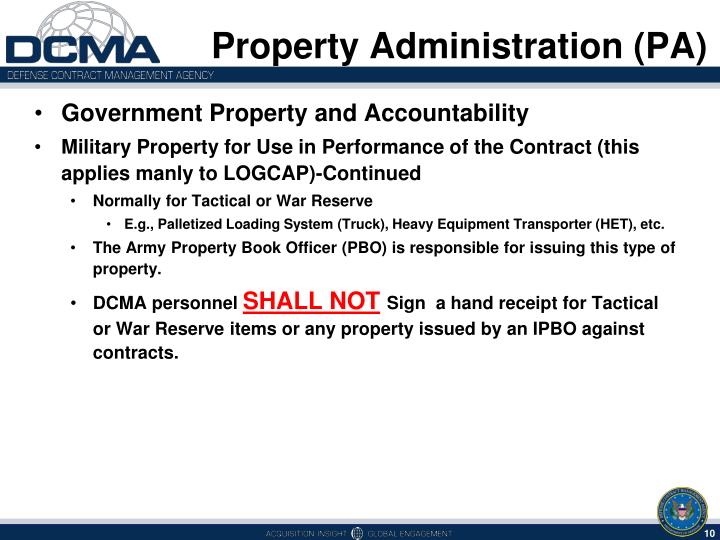 PPT - Property Administration (PA) Types of Property Encountered in the ...